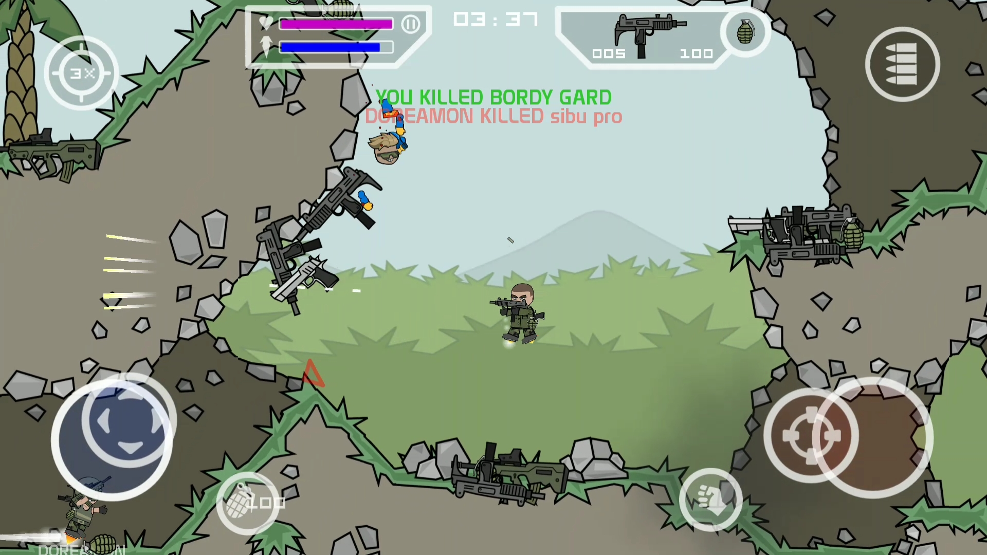 Mini Militia Giant Guns Mod Apk | Mini Militia Hack |Neeraj Mods ...