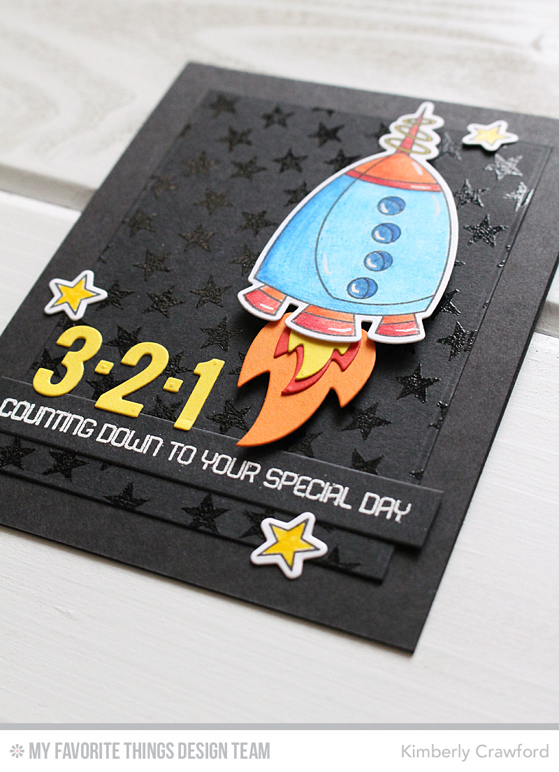 For the Love of Paper: 2 space-themed birthday cards for boys