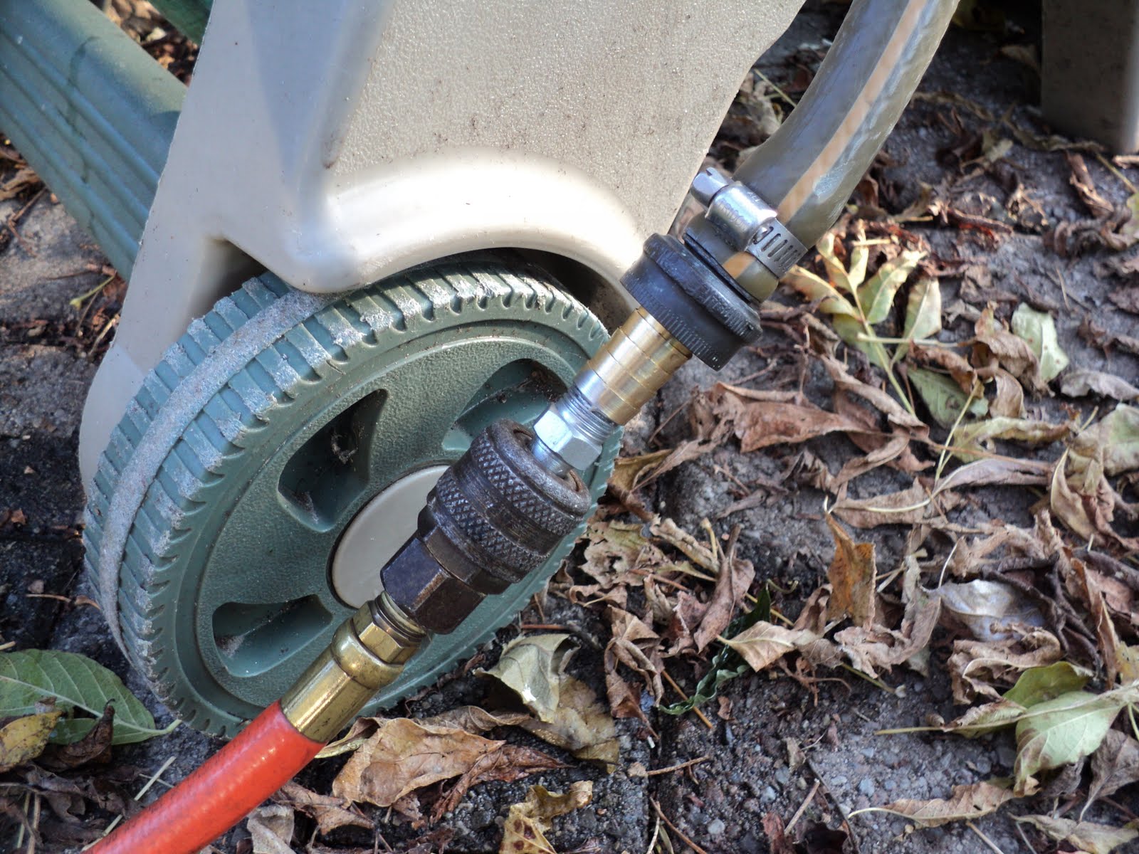 Rouge River Workshop: A Garden Hose Purge Coupling