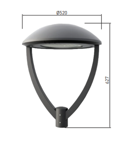 Panasonic Garden Lamp - NNP44918NGHL Luminer Lengkap LED 40W PRKHL ...