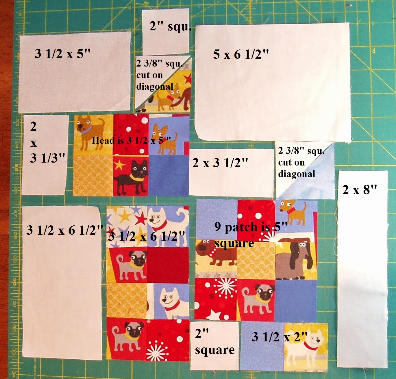 Sunshine in the Attic: Patchwork Scottie Dog Pillow and tutorial Updated