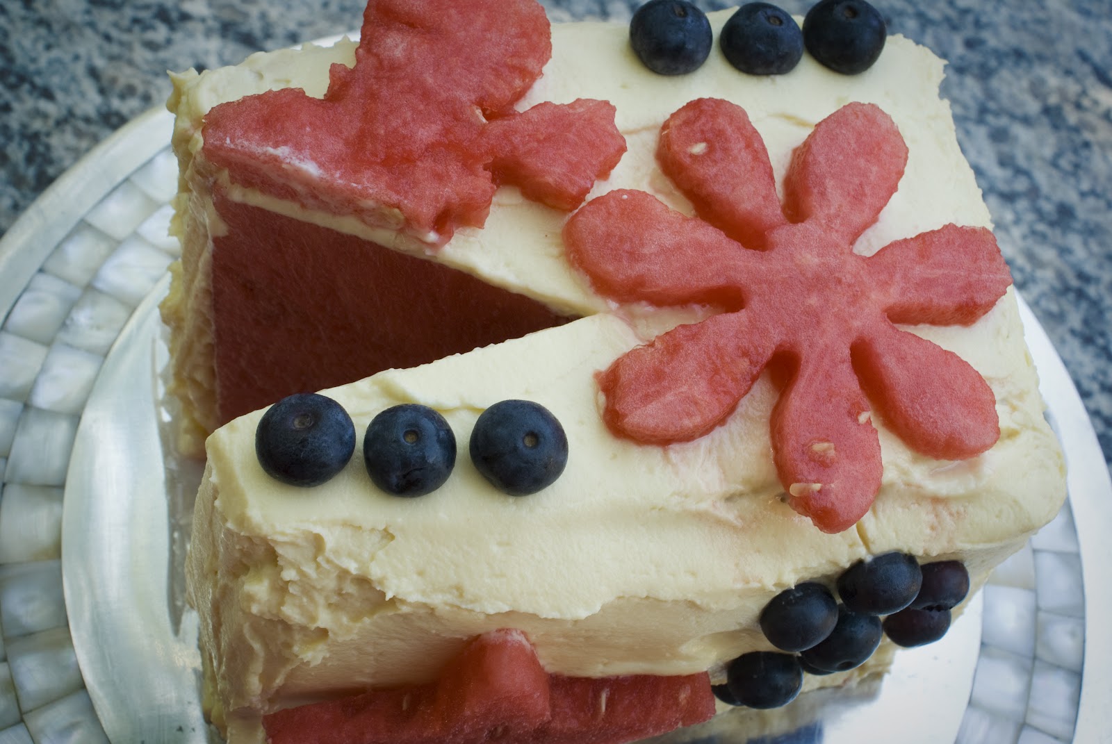 Drawing Recipes: Watermelon Cake