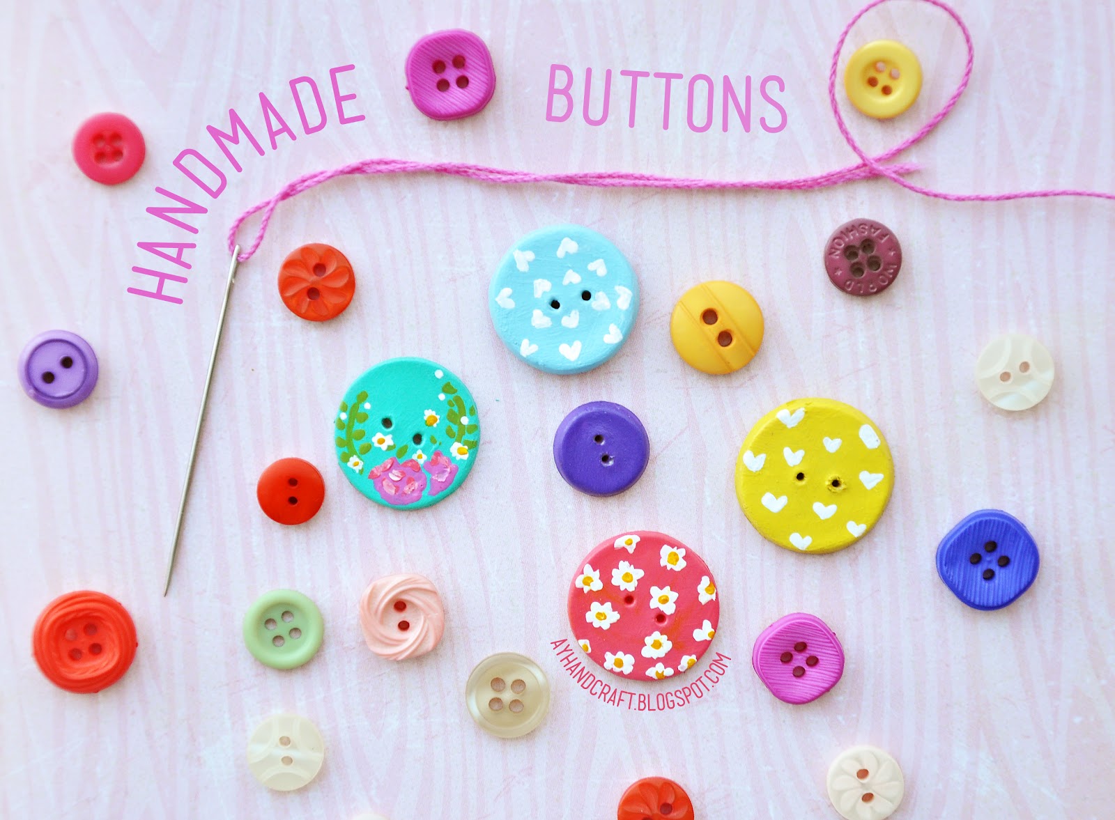 DIY: Handmade Buttons / Botones de porcelana | Agus Yornet Blog