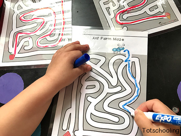 Ant Farm Mazes | Totschooling - Toddler, Preschool, Kindergarten ...