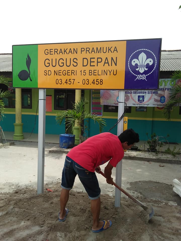 PLANG NAMA GUGUS DEPAN PRAMUKA - KIREINA MEDIA