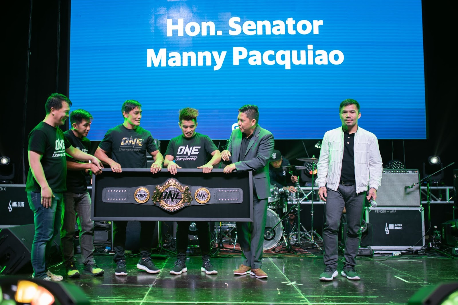 Grab Philippines and ONE Championship Honor Manny Pacquiao With Framed ...
