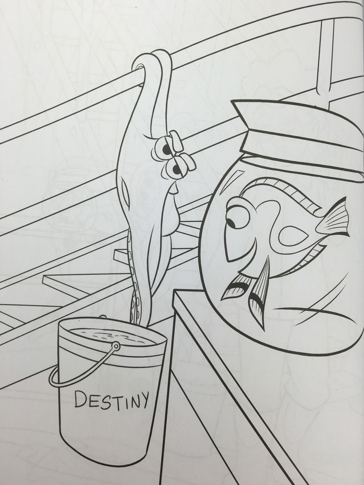 Dan the Pixar Fan: Finding Dory: Paint/Coloring Books ("Make a Splash ...