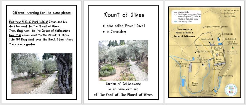 The Garden of Gethsemane | Bible Fun For Kids