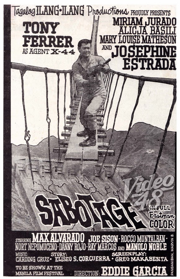 Video 48: THE SIXTIES # 884: TONY FERRER (AS AGENT X-44), MIRIAM JURADO ...