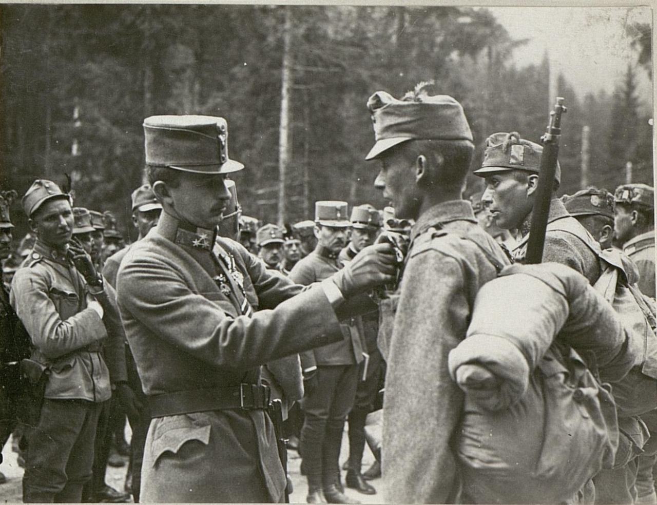 daily timewaster: Austro-Hungarian Emperor Karl I personally awarding ...