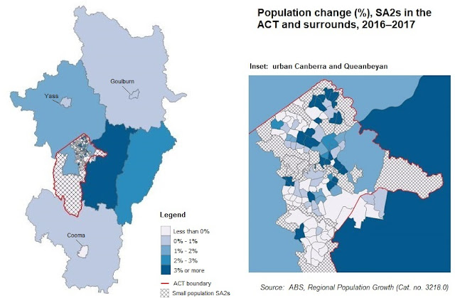 The demog blog: Population growth in and around Canberra
