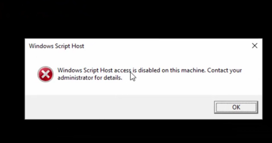 Cara Memperbaiki Windows Script Host Is Disable On This Machine Blog Sayugi
