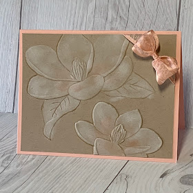 Stamped Sophisticates: Magnolia 3D Embossing Folder