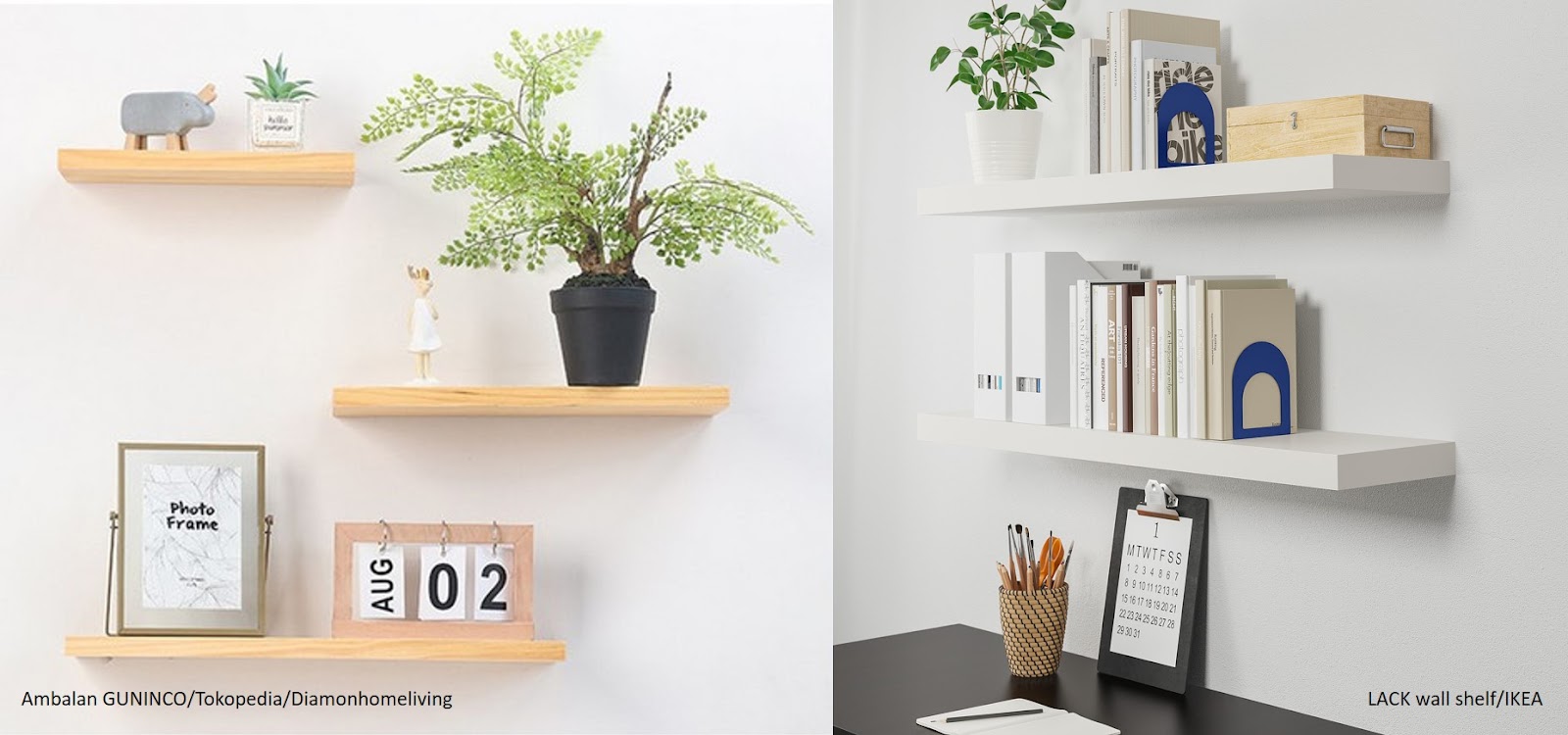 5 Model Ambalan Mengambang Untuk Dinding Rumah Anda