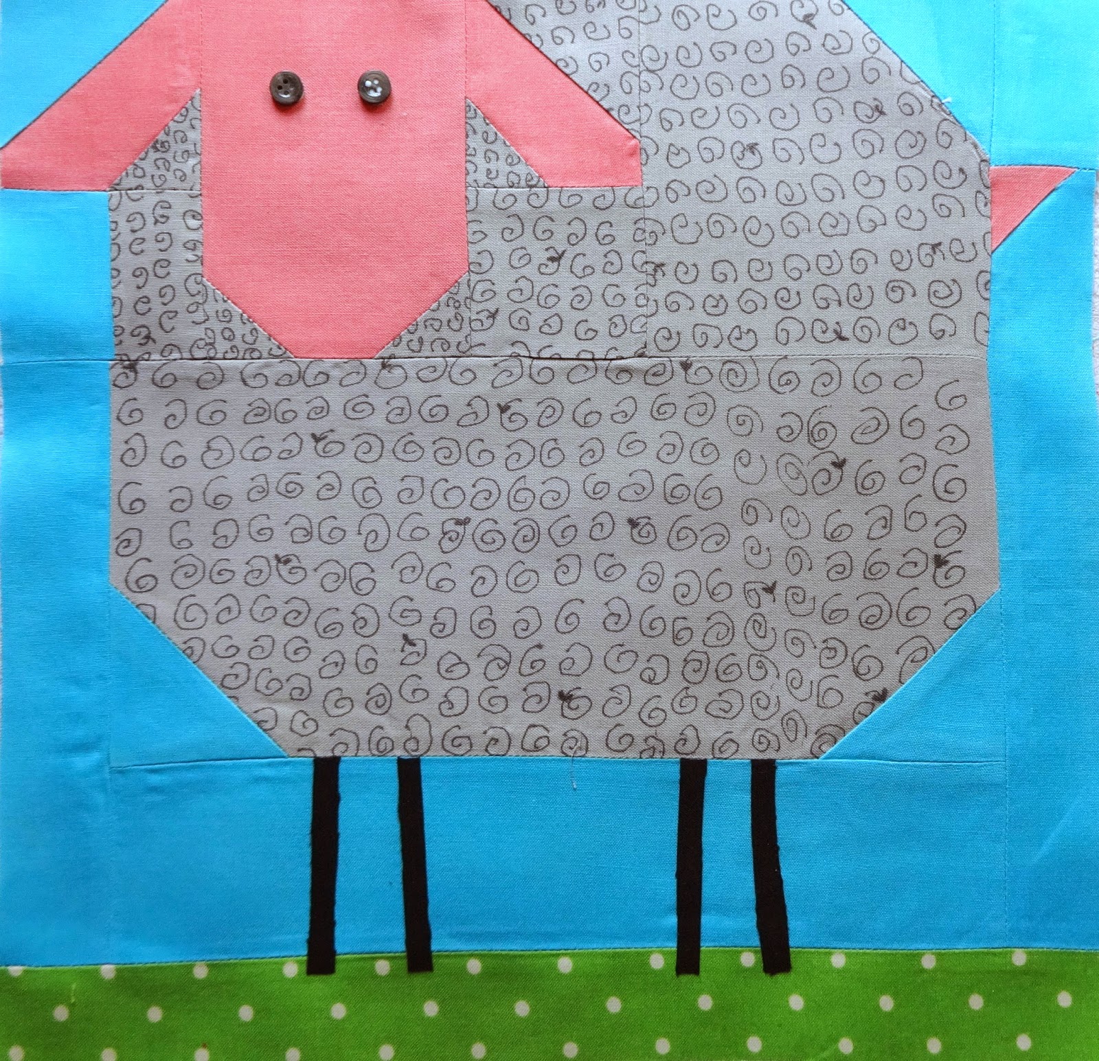 Blossom and Bev: Little Wooly Lamb Block