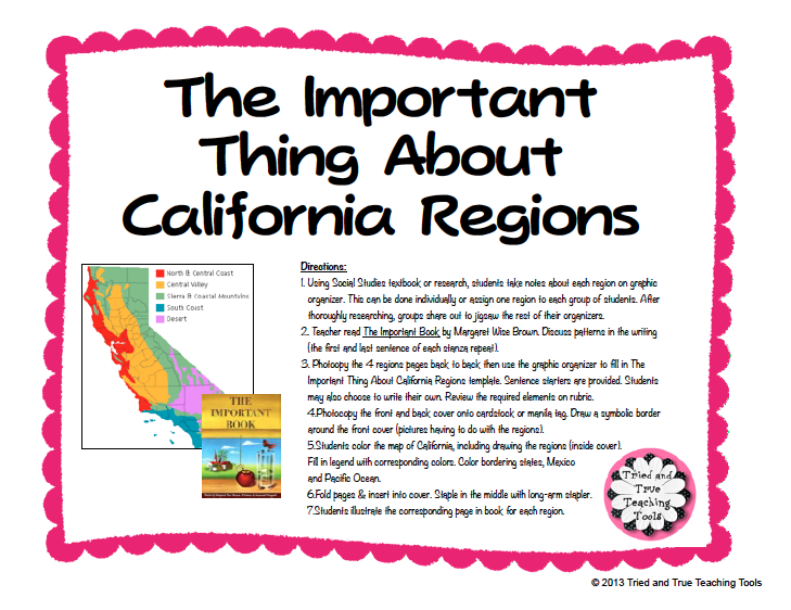Where in the world is California? Part 1 | Tried and True Teaching Tools