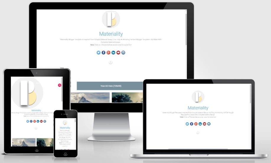 Materiality – Material Design Blogger Template - THEMEPDU