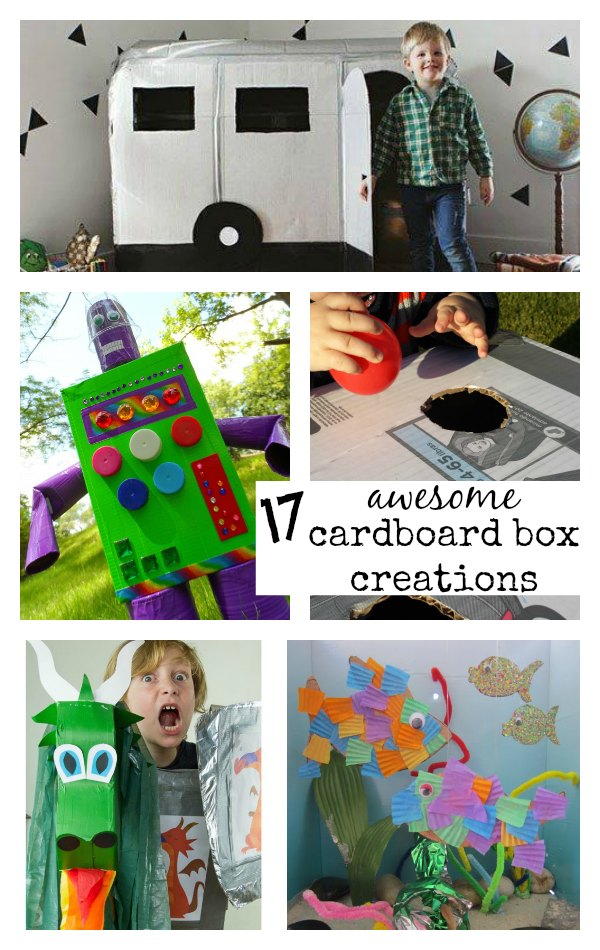 Learning and Exploring Through Play: 17 Awesome Cardboard Box Creations