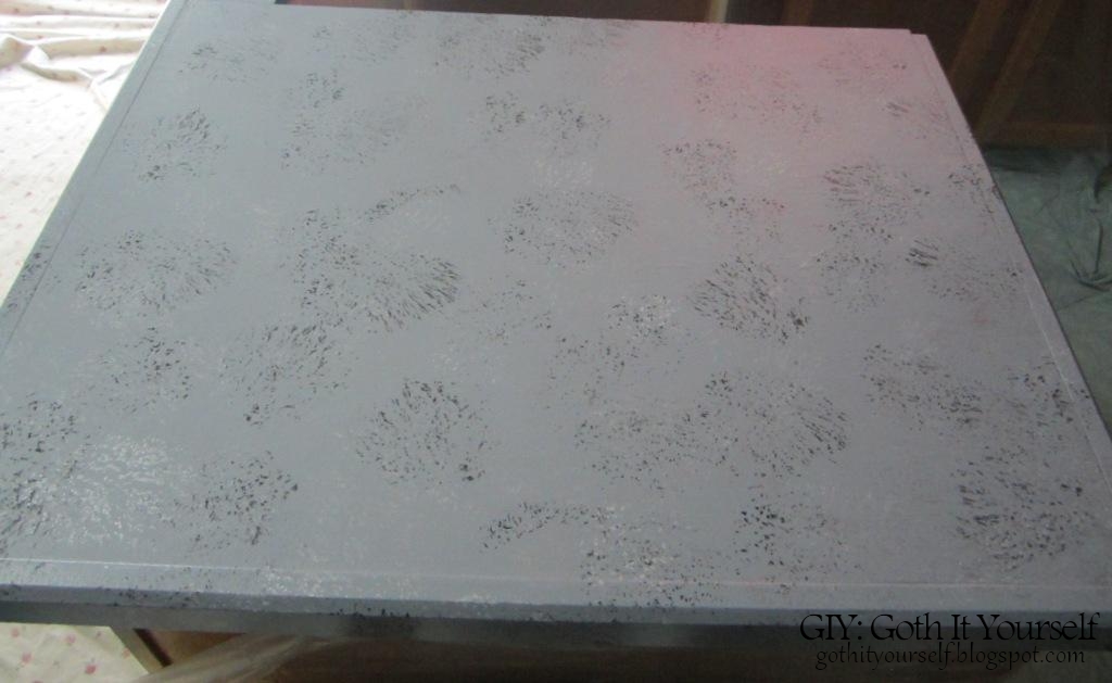 GIY: Goth It Yourself: Kitchen Makeover: Faux Granite Counter