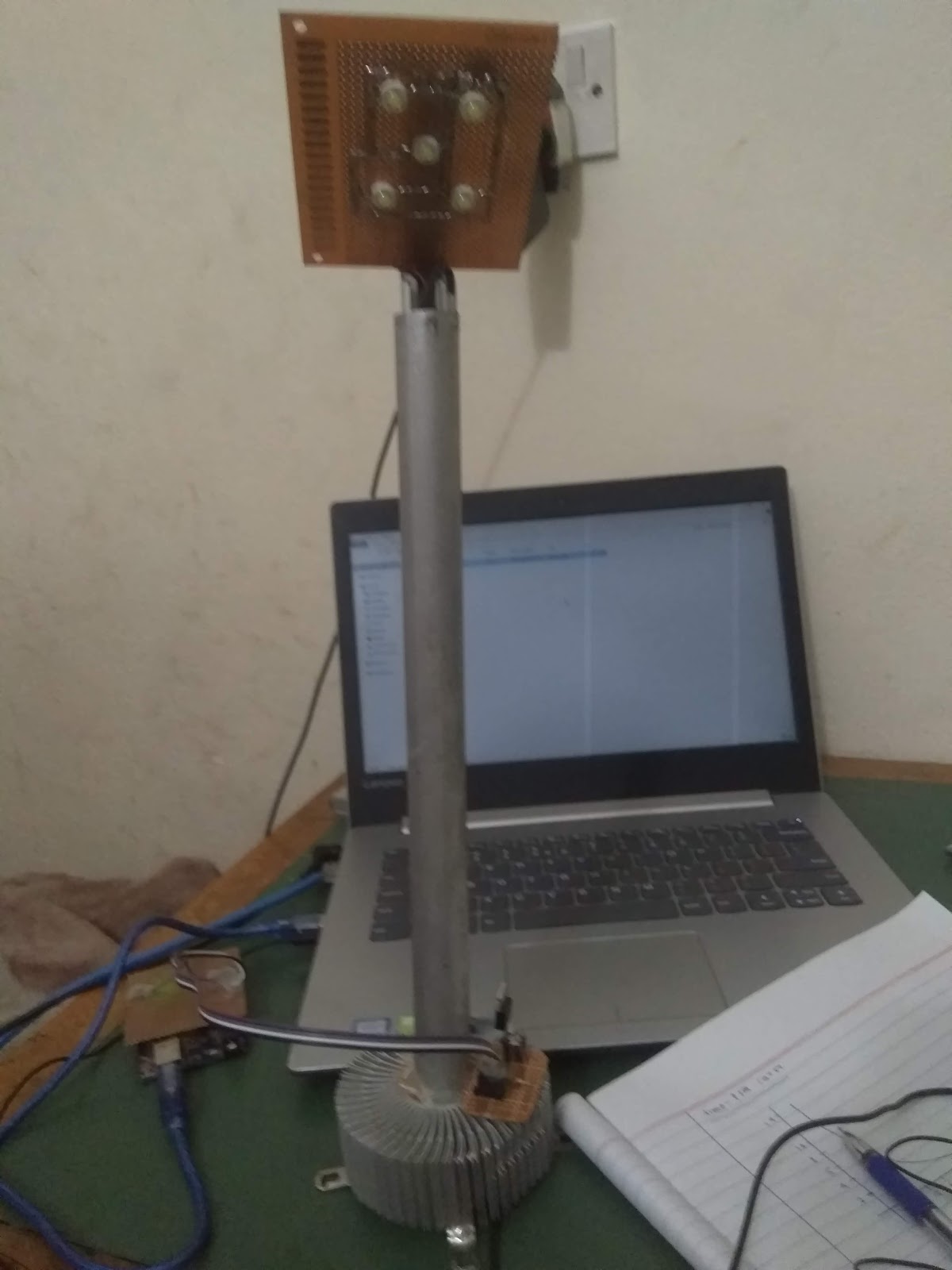 PC based light intensity controller using Arduino