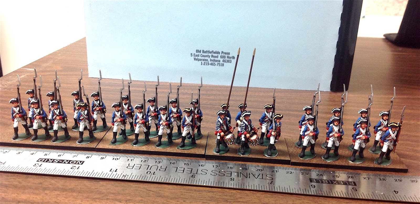 Der Alte Fritz Journal: Painted Fife & Drum Hessians