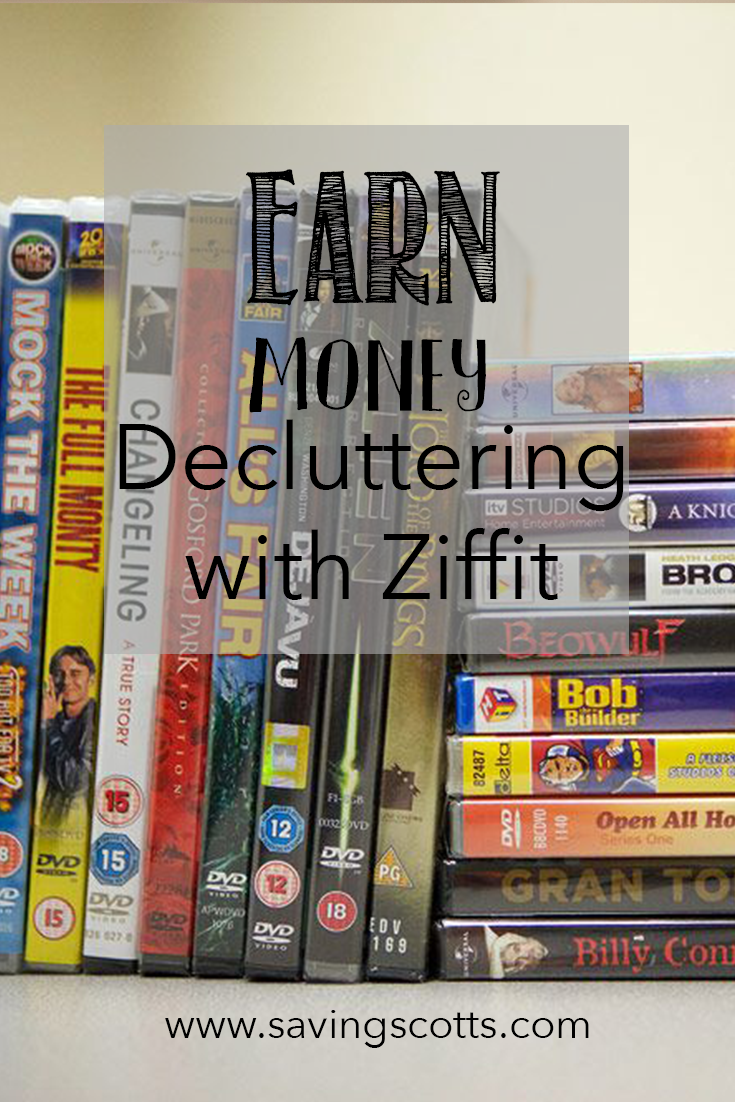 Make money decluttering with Ziffit - Saving Scotts