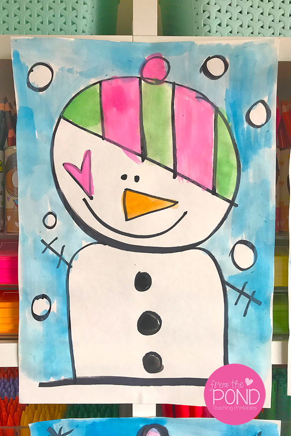 Snowman Directed Drawing | From the Pond