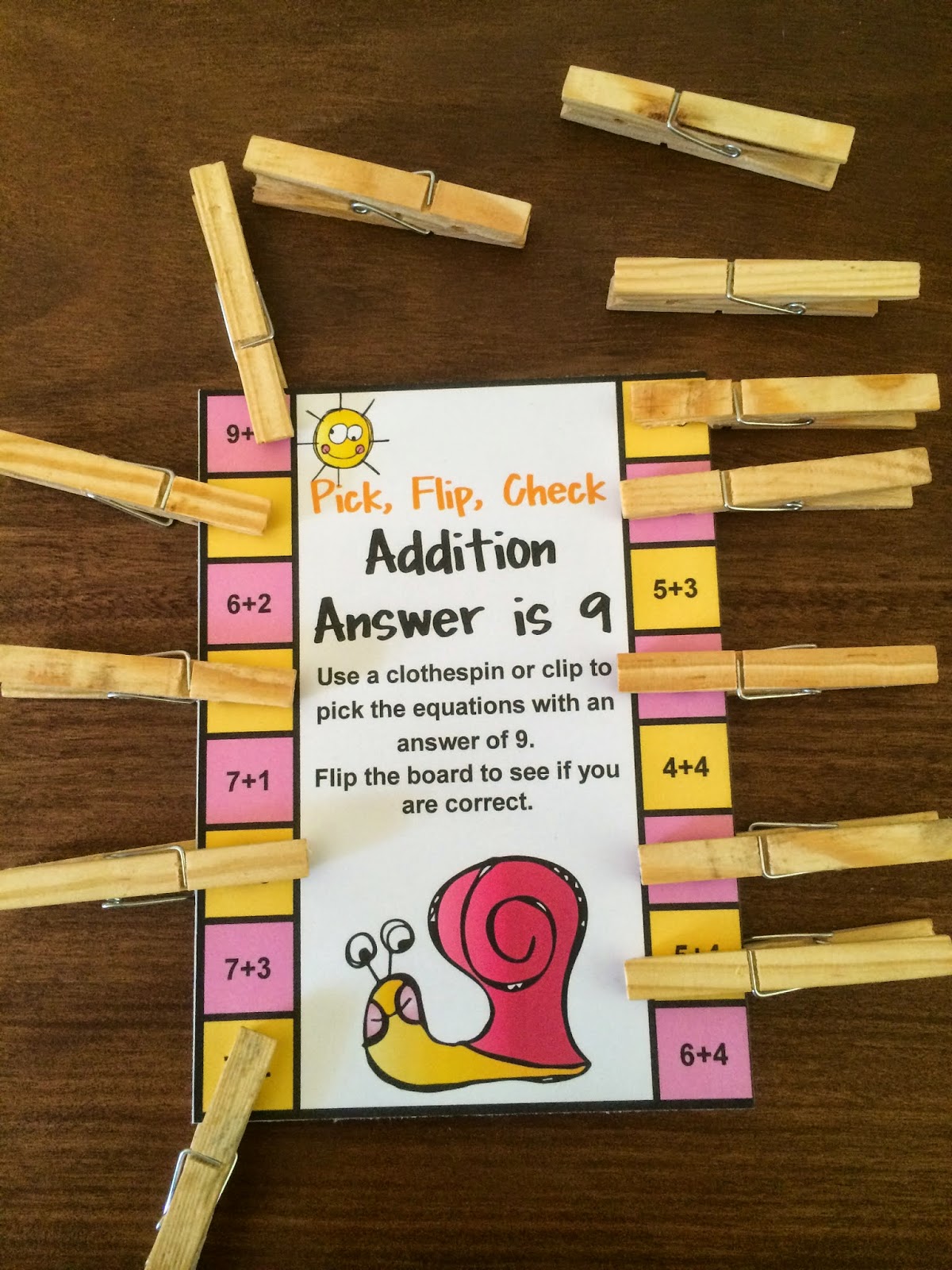 Fun Games 4 Learning: Flip Math Cards Freebies
