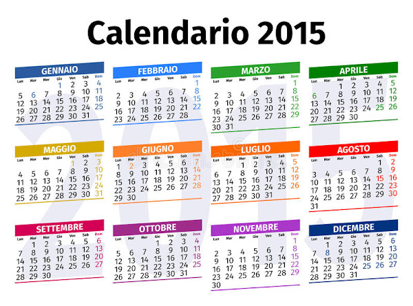 Calendario : Calendario 2015