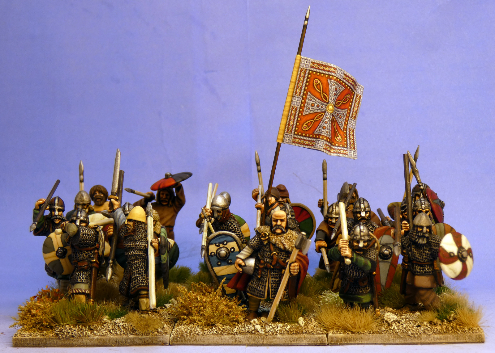 Just Add Water: Anglo Danish Huscarls and Fyrd Unit Three & Command Bases