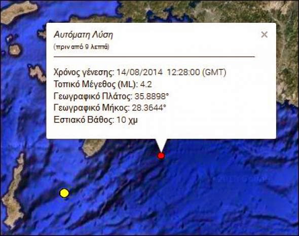 ΤΩΡΑ... ΣΕΙΣΜΟΣ 4,2 ΡΙΧΤΕΡ ΝΟΤΙΟΔΥΤΙΚΑ ΤΗΣ ΡΟΔΟΥ... - Εφημερίδα "Στόχος ...