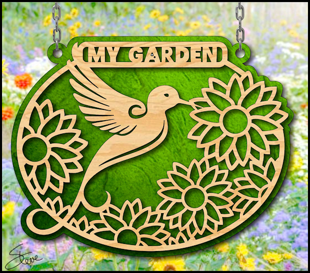 Scrollsaw Workshop: Garden Sign Scroll Saw Pattern.