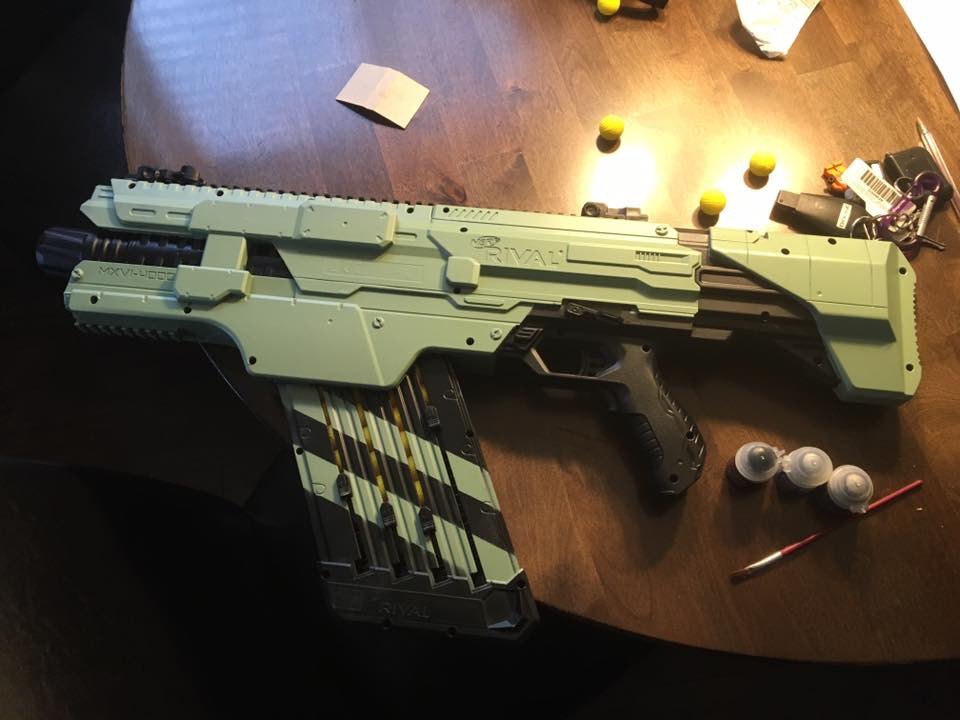 Custom Nerf Rival Kaos Paint | Mark's Imagination