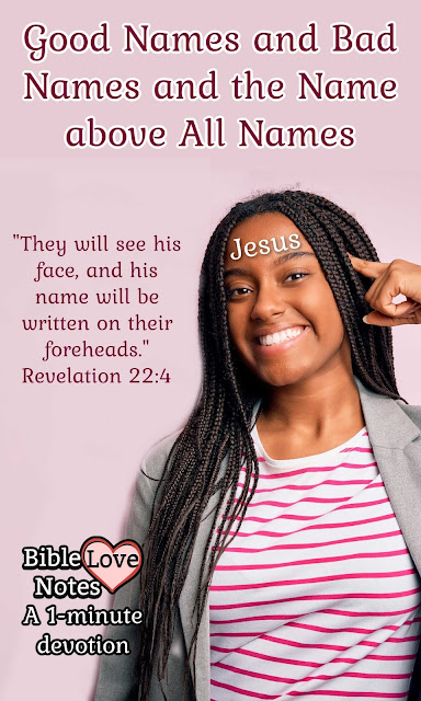 Bible Love Notes: What's Written on Your Forehead?