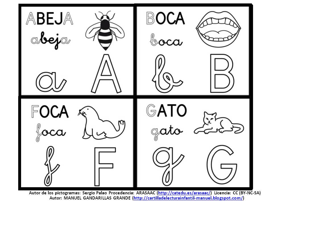 CARTILLA DE LECTURA INFANTIL : ABECEDARIO B y N MURAL (MEDIANO)
