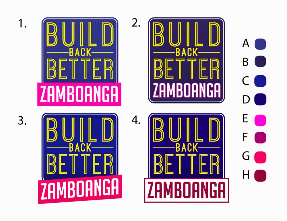 Build Back Better Zamboanga Logo Design - csz97 Blog Folio