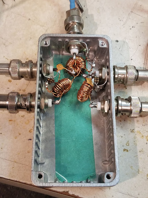 KA7OEI's blog: Homebrew construction of 2 and 4 port splitters ...