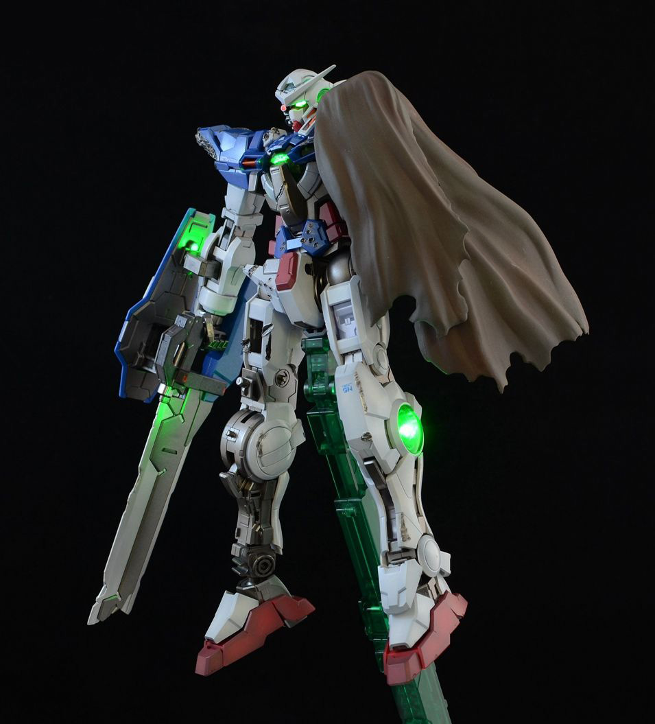 GUNDAM GUY: MG 1/100 GN-001 Exia Repair - Customized Build w/ LED