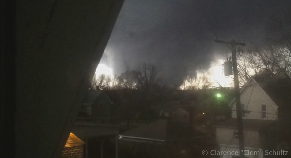 Globe Backyard: Tornado Warning Fr: Clarence "Clem" Schultz