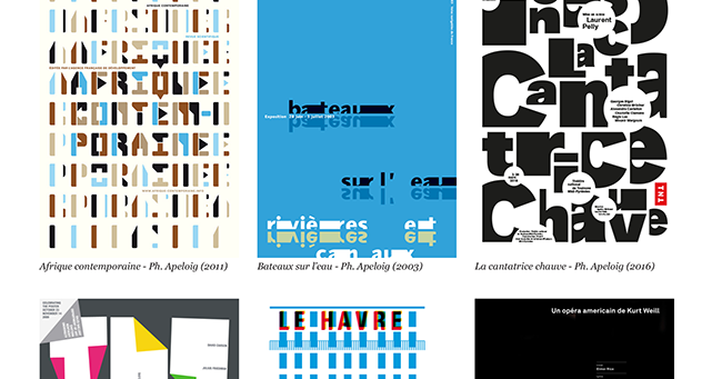 la salle 100: Création d'une affiche typographique