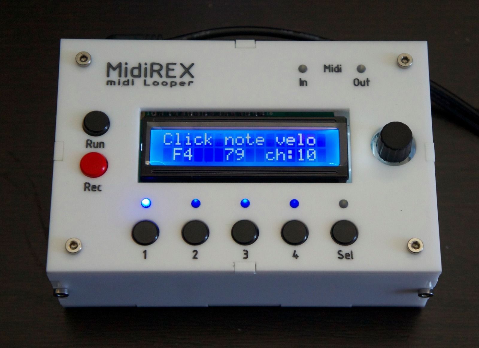 MATRIXSYNTH: Midisizer MidiREX - 4 Ch. MIDI Loop Sequencer