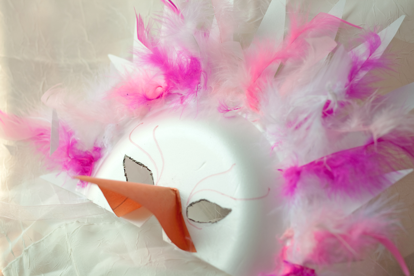 Mrs Ricefield: Swan mask }{ Tutorial Thursday