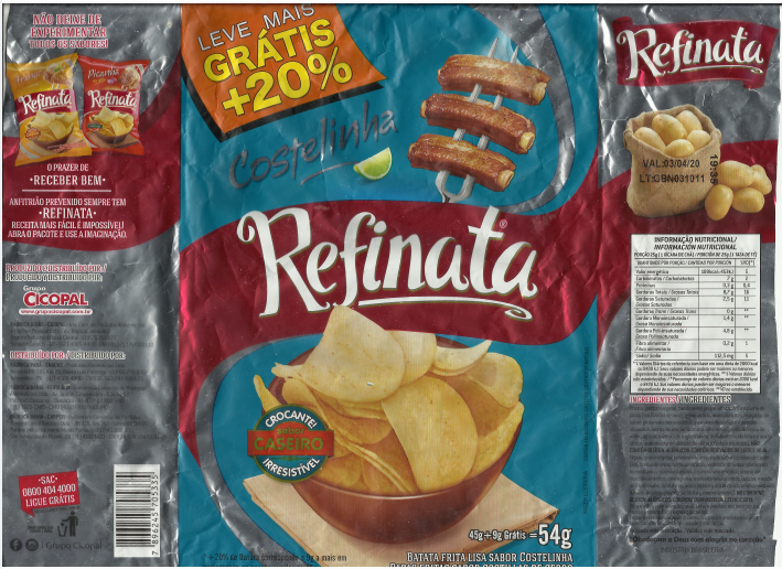 Costelinha Refinata - 54G (v)