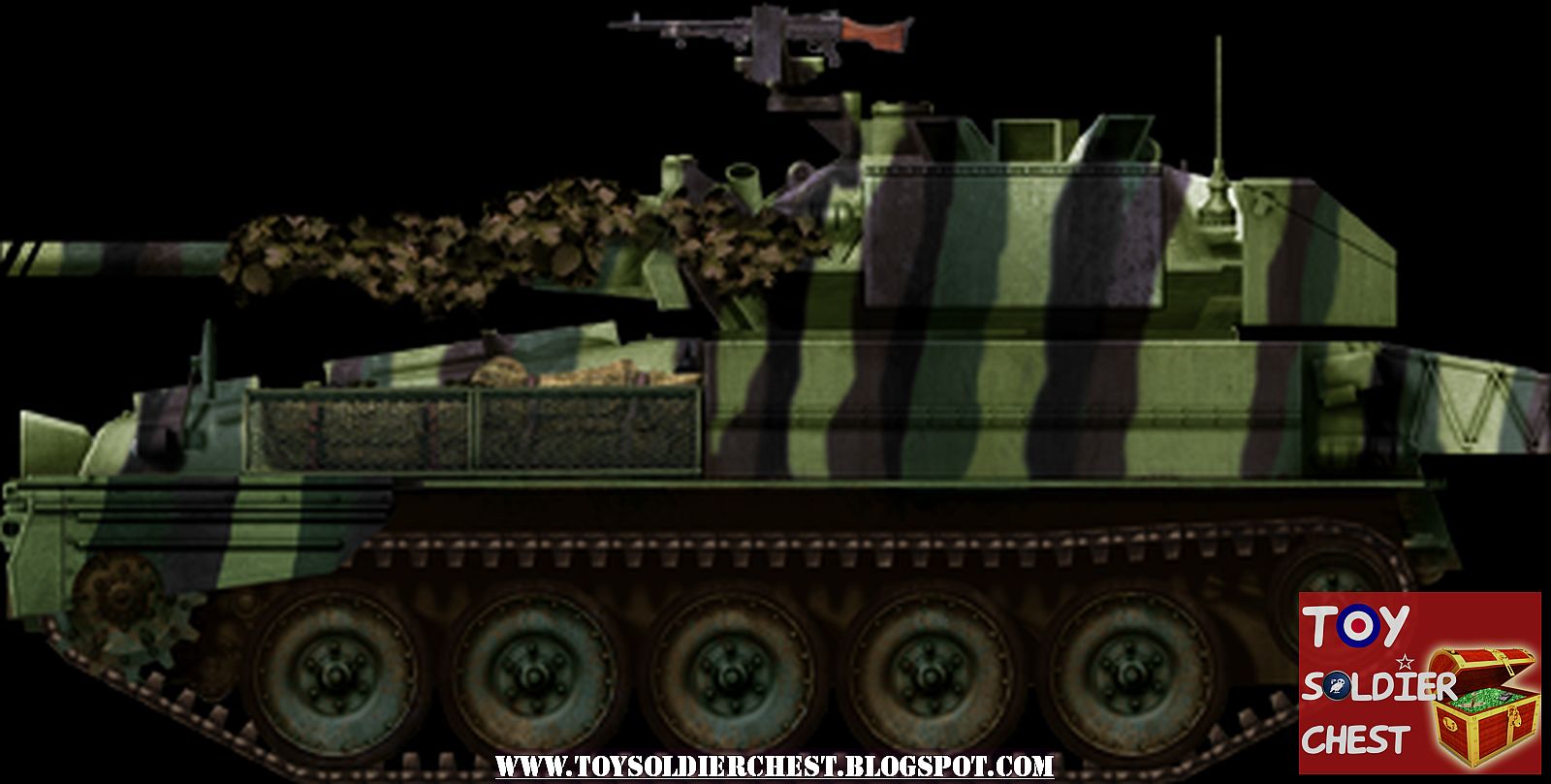 Toy Soldier Chest: Review; Airfix Scorpion / Scimitar Tank 1/76 Model ...