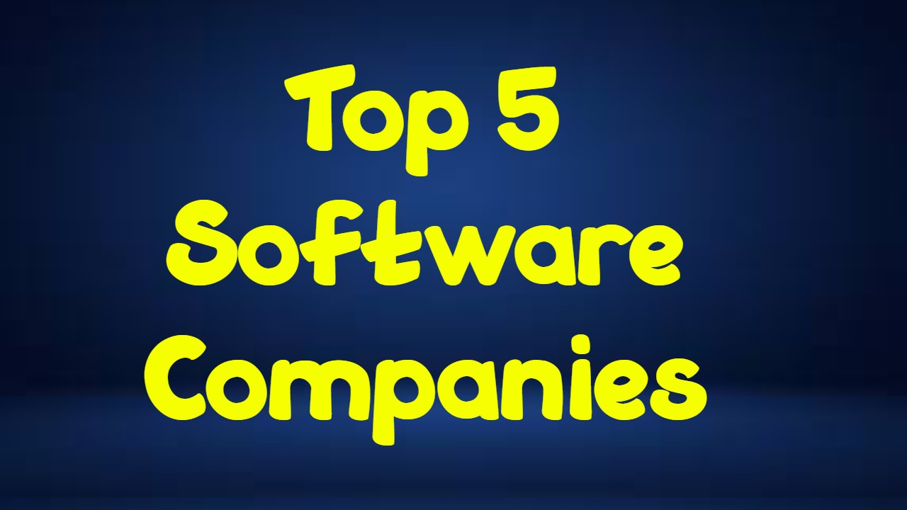 Top 5 Software Companies - TechmaHub.com