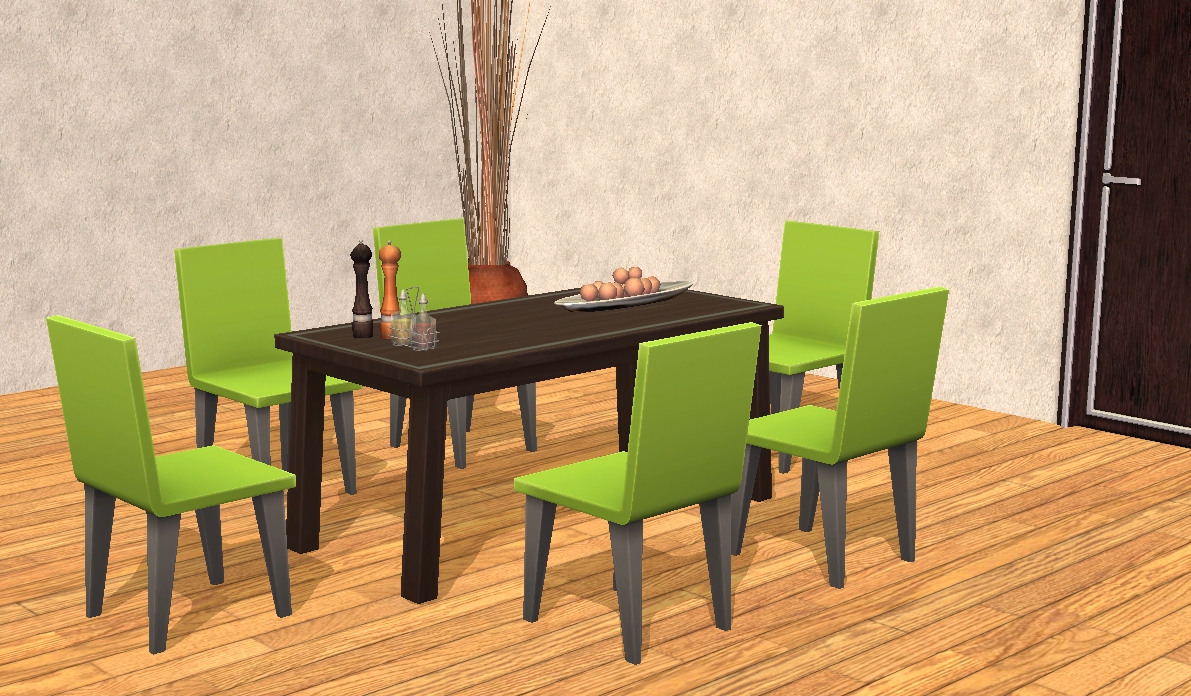 TheNinthWaveSims: The Sims 2 - The Sims 4 Cool Kitchen Dining Set For ...