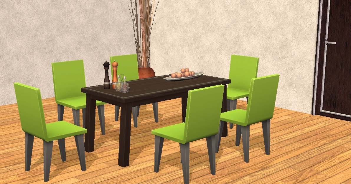 TheNinthWaveSims: The Sims 2 - The Sims 4 Cool Kitchen Dining Set For ...