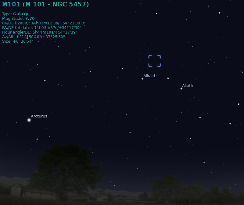 Astroblog: Finding the bright Supernova 2011fe in M101