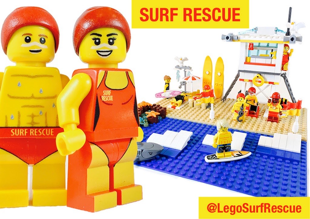讓人落淚的樂高Surf Rescue：爸爸給兒子的樂高資產 - 魯蛇實驗室