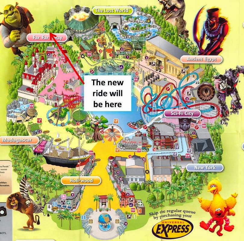 Second Drop Attractions: Universal Studios Singapore NEW RIDE 2014